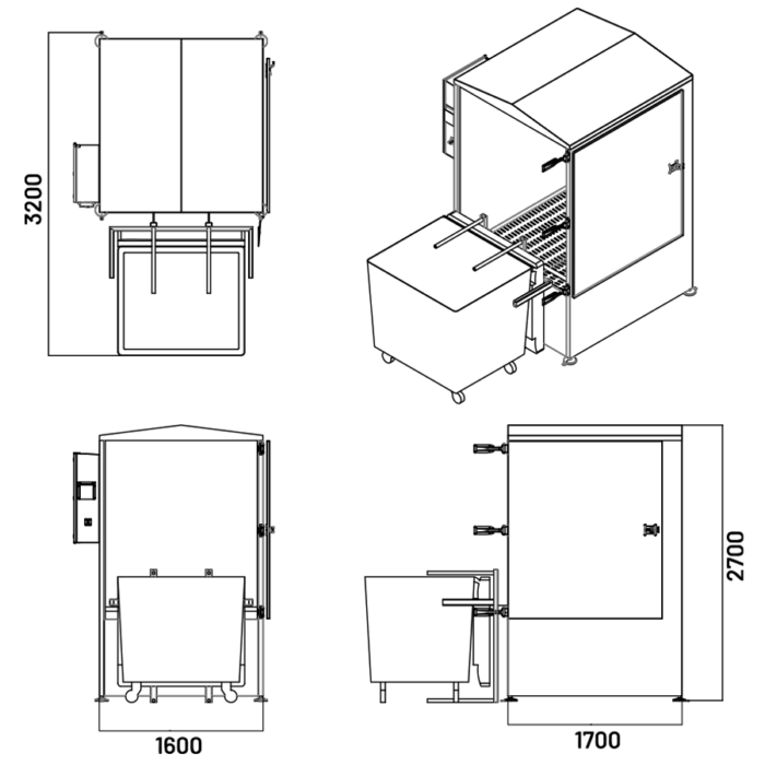 Trash Bin Washer Systems for Clean & Hygienic Bins - DownWaste