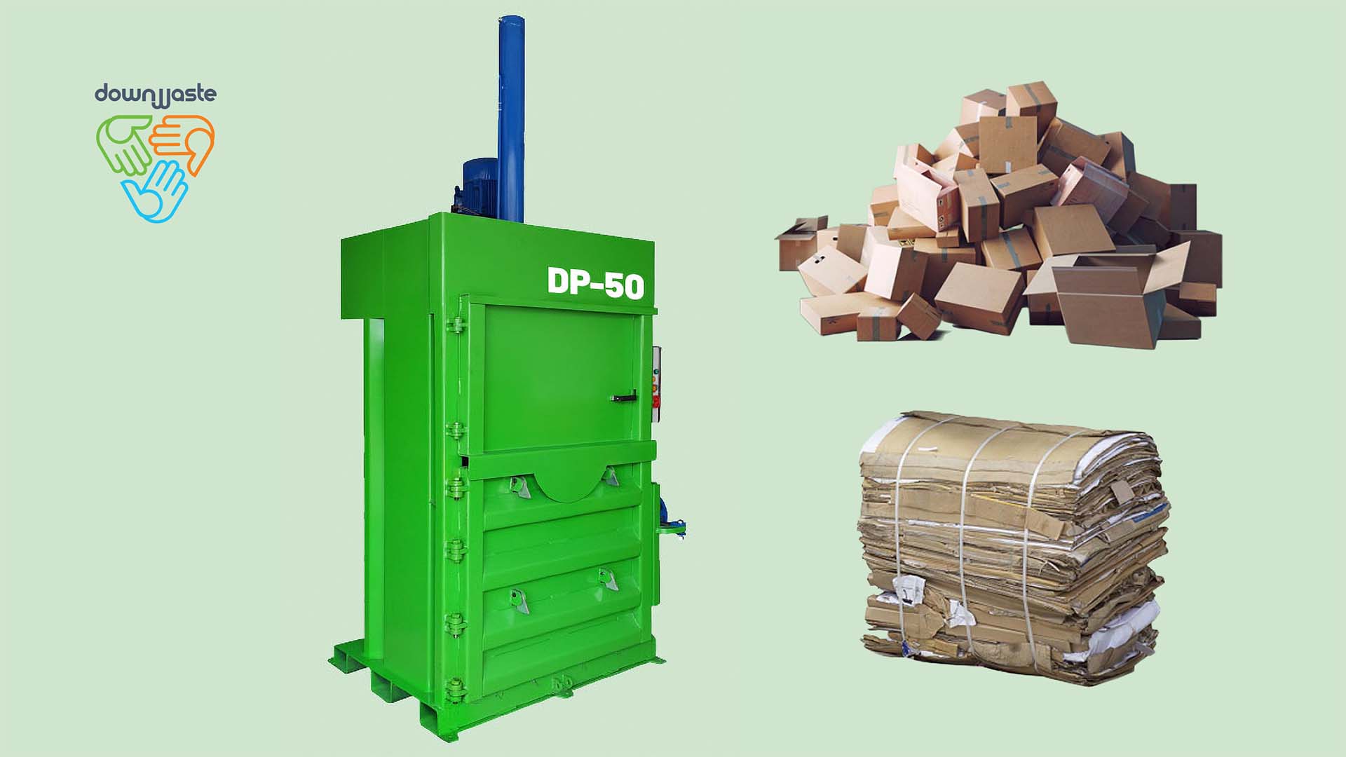 How to Install and Maintain Commercial Vertical Baler | DownWaste